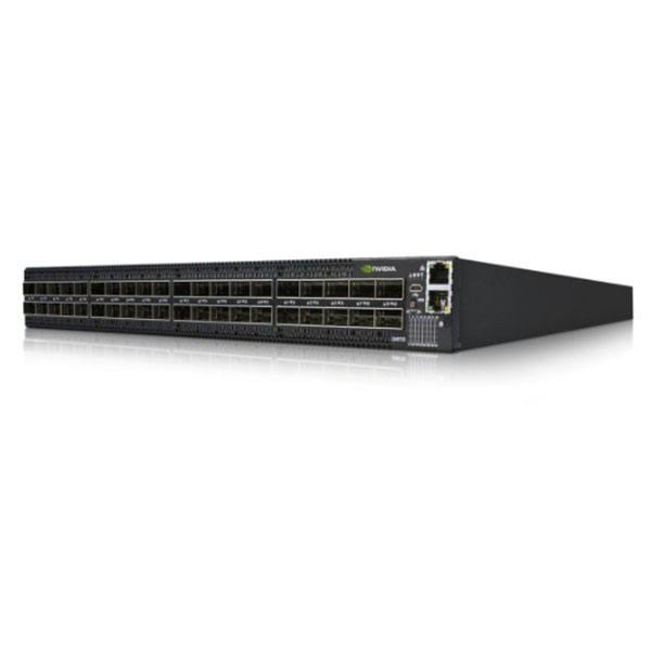 MQM8790-HS2F Mellanox InfiniBand Smart Switch side view