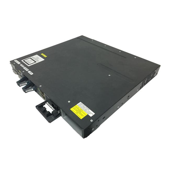 Close-up of SFP ports