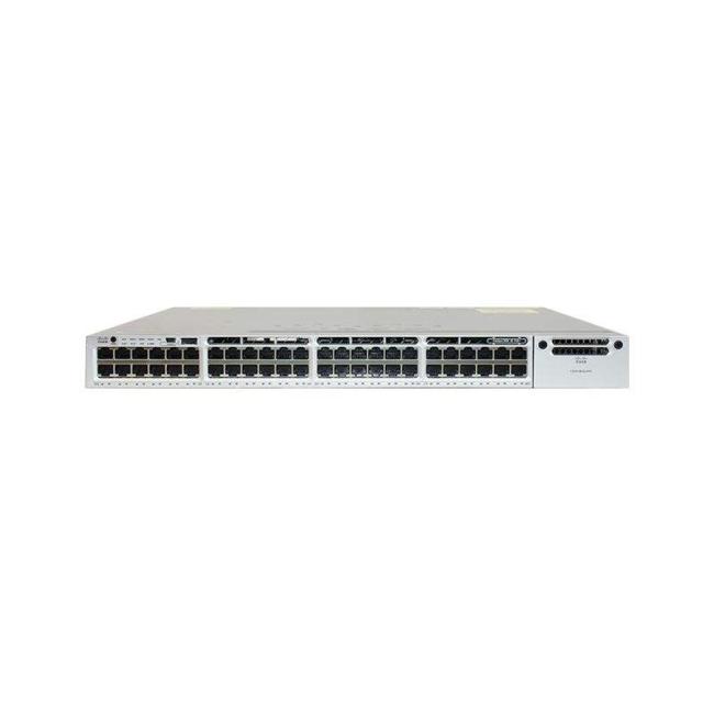 Side view showing ports of C3850-48P-L switch
