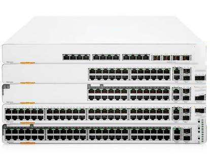 JL808A Network Switch in rack installation