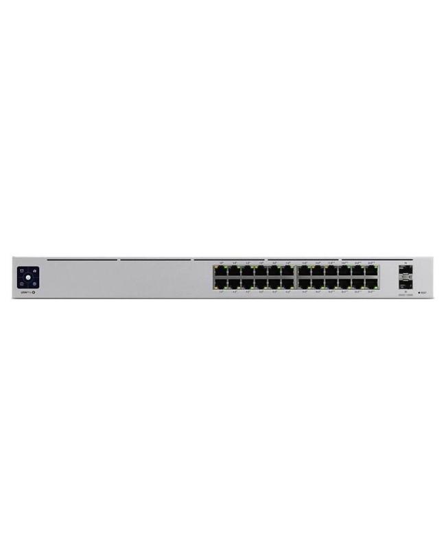 Top view of USW-Pro-24-POE Network Switch