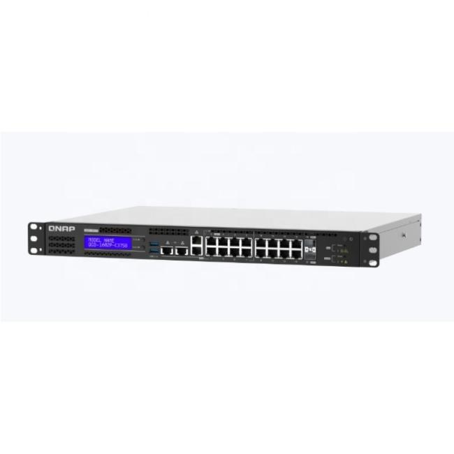 Side view of QGD-1602P MultiGigabit Network Switch