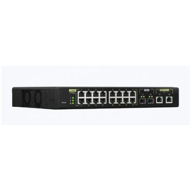 Side view of QSW-M2116P-2T2S network switch