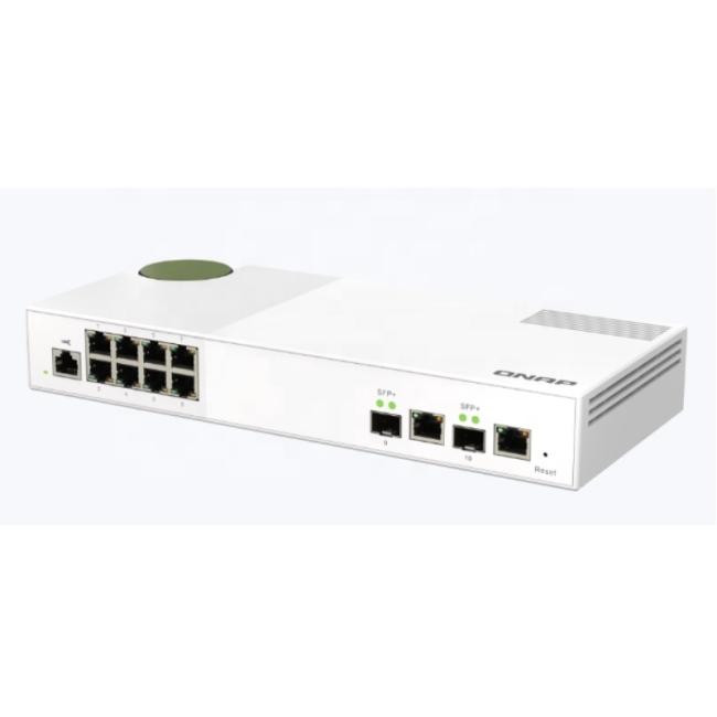 Side view of QSW-M2108-2C network switch showing compact design