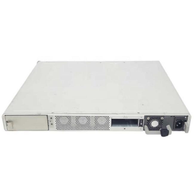 Side view of C8300-2N2S-6T router highlighting rack mounting features