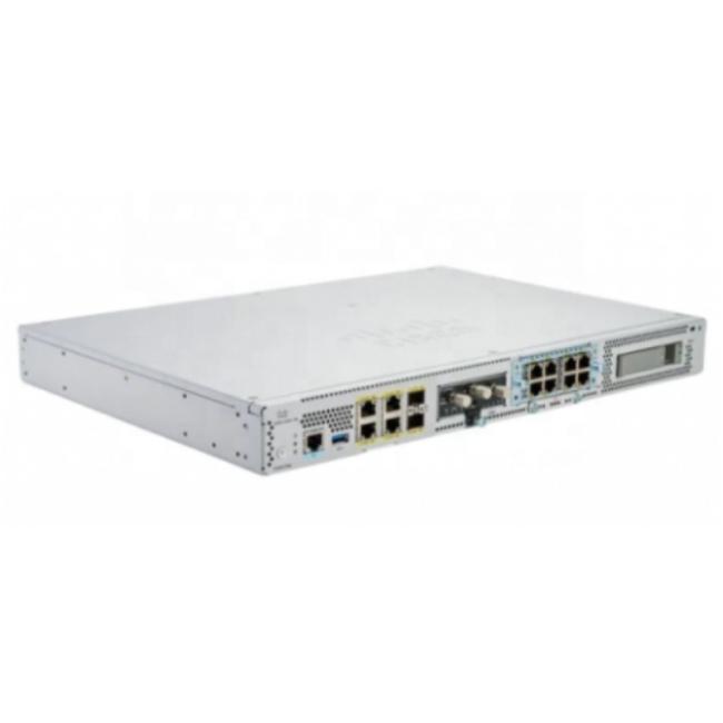 Side view of C8300-1N1S-4T2X router showing rack mounting features