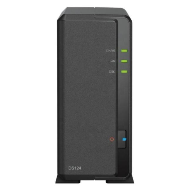 Side view of DS124 NAS unit