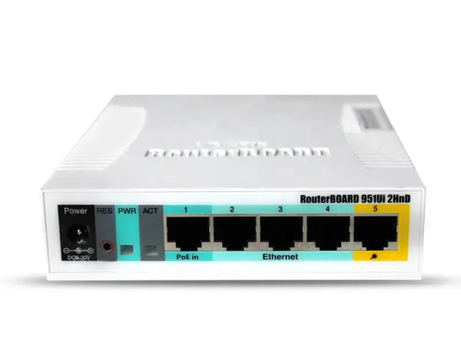 RB951Ui-2HnD router technical specifications diagram
