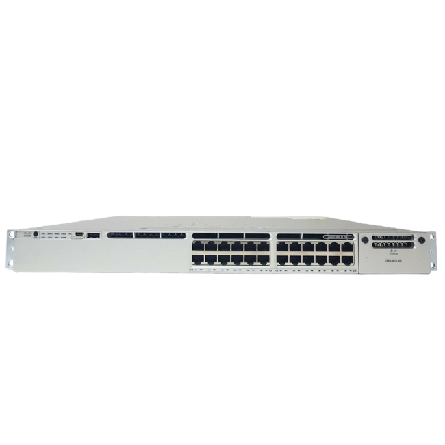 Technical diagram of WS-C3850-24P-L Switch ports and connections