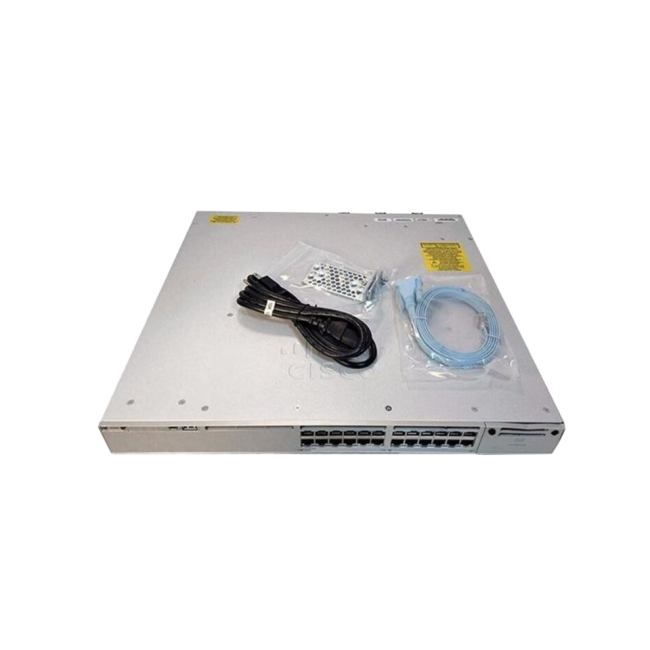 Side view of C9300-48U-A network switch