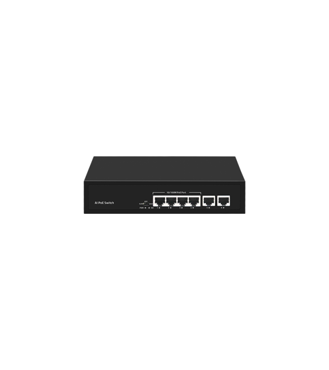 Technical diagram of Photon PTD1006-4P-2F switch