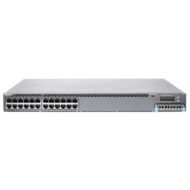 EX4100-24P Ethernet Switch installation example