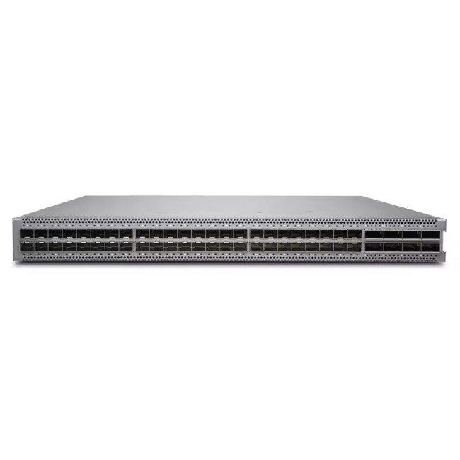 Rear view of QFX5110-48S-AFI2 network switch