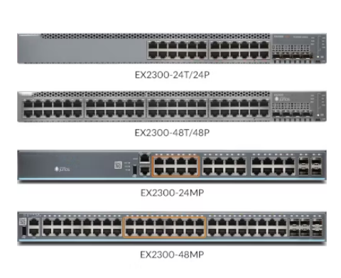 EX4300-24P Network Switch Rear View