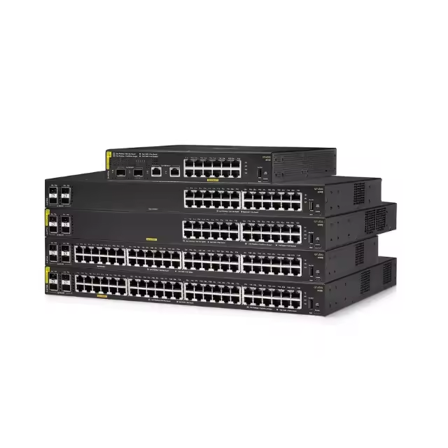 Close-up of ports on R8N89A Switch