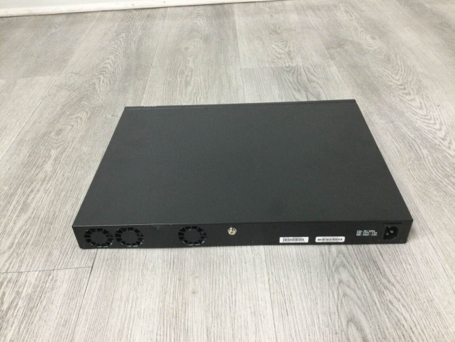 Detailed view of SFP ports on Jl727a switch