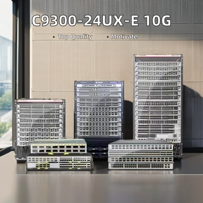 LED indicators on C9300-24UX-E switch