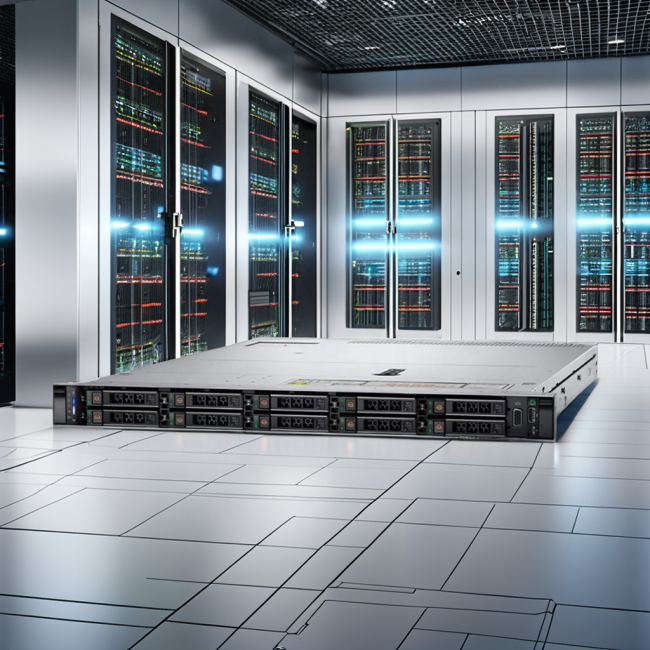 R650XS Server side view