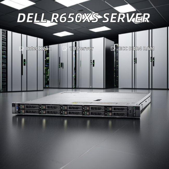 R650XS Server rear panel