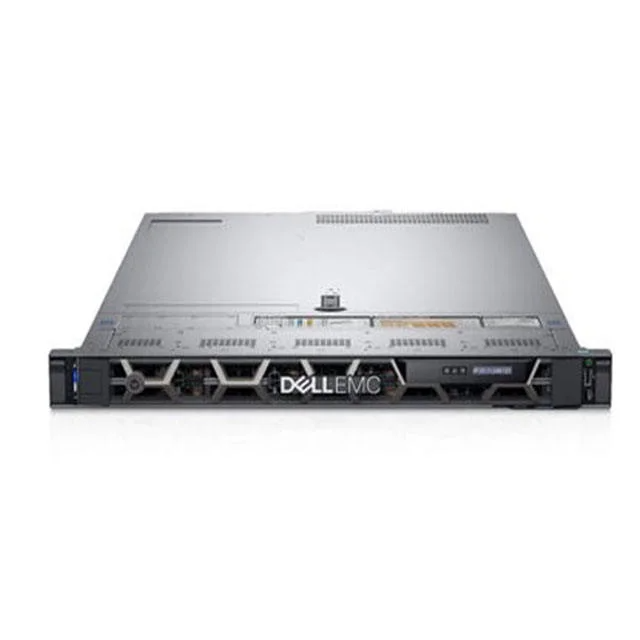 Side view of R640 NAS server showing ports and connections