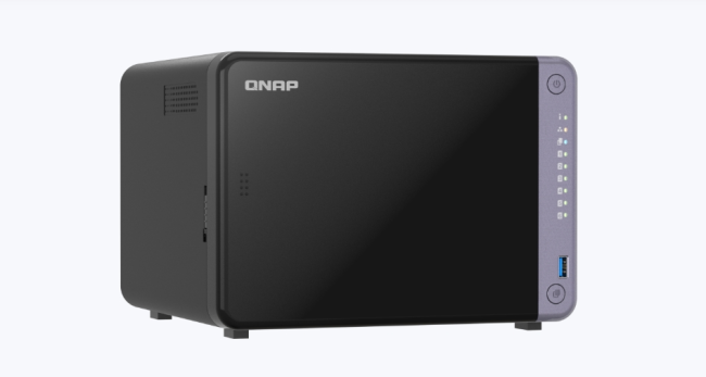 Side view of TS-632X-4G showing connectivity ports