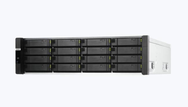 Side view of enterprise NAS storage unit