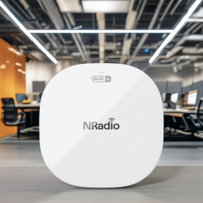 Side view of access point