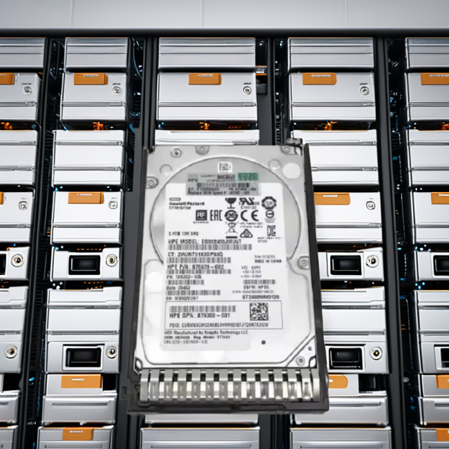 2.4TB SAS Enterprise HDD side view