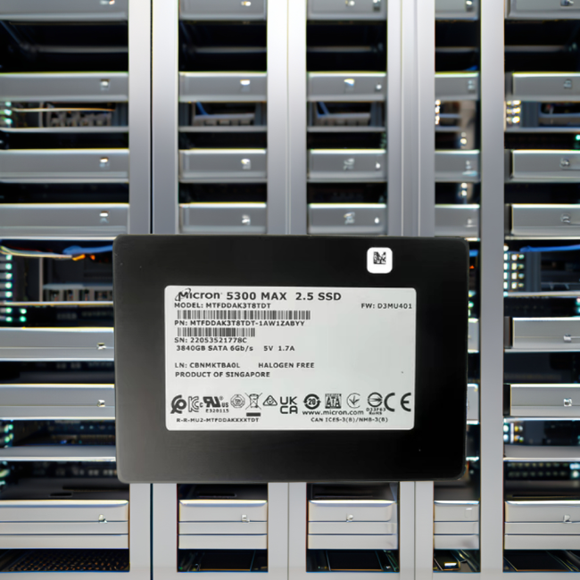 Micron 5300 MAX SSD specifications diagram