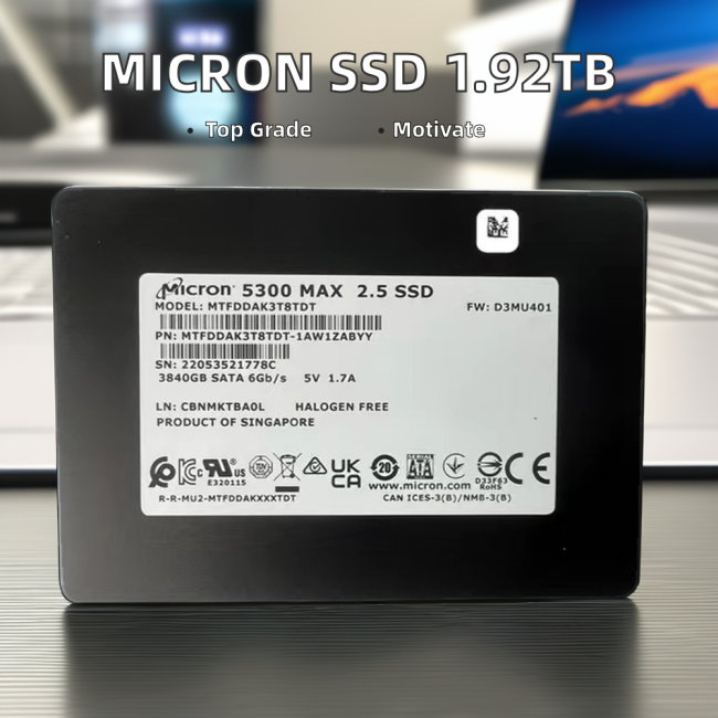Micron 5300 MAX SSD performance chart
