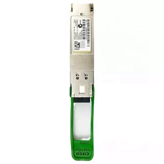 QSFP-100G-SM-SR module side view with connectors