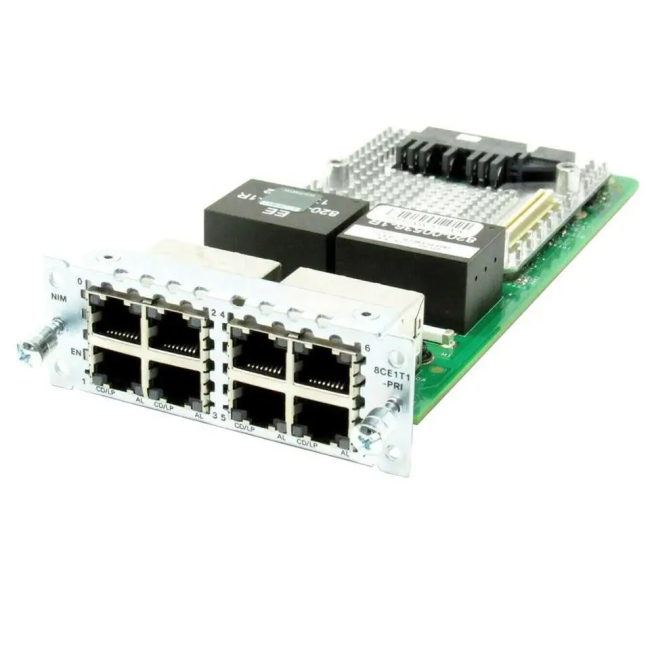 Network connectivity options for NIM-8CE1T1-PRI