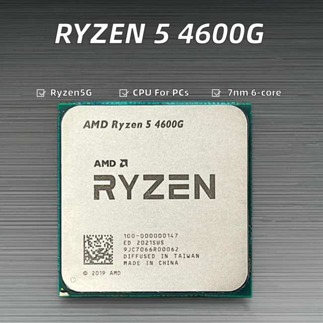 AMD Ryzen 5 4600G processor back view