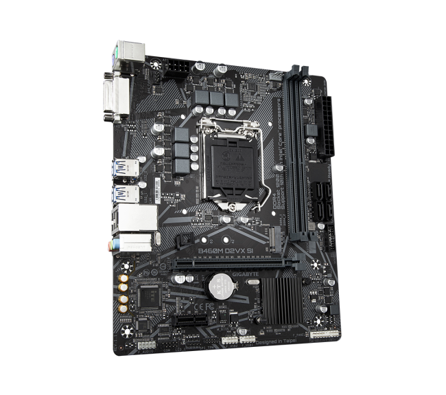 B460M-D2VX SI motherboard close-up