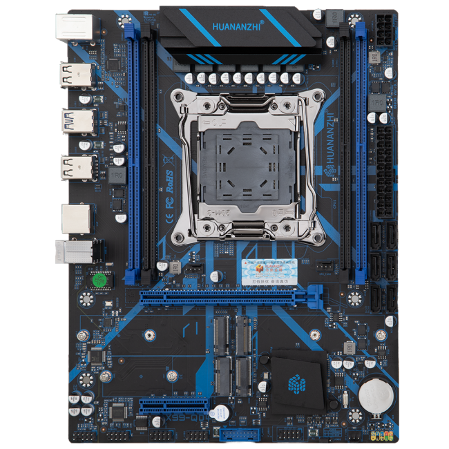 X99 QD4 Motherboard components layout