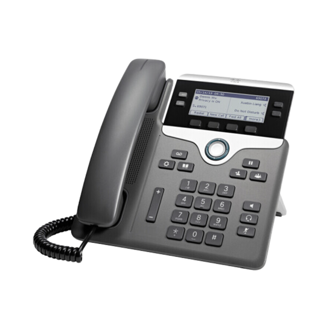 Side view of CP-7841-K9 VoIP phone