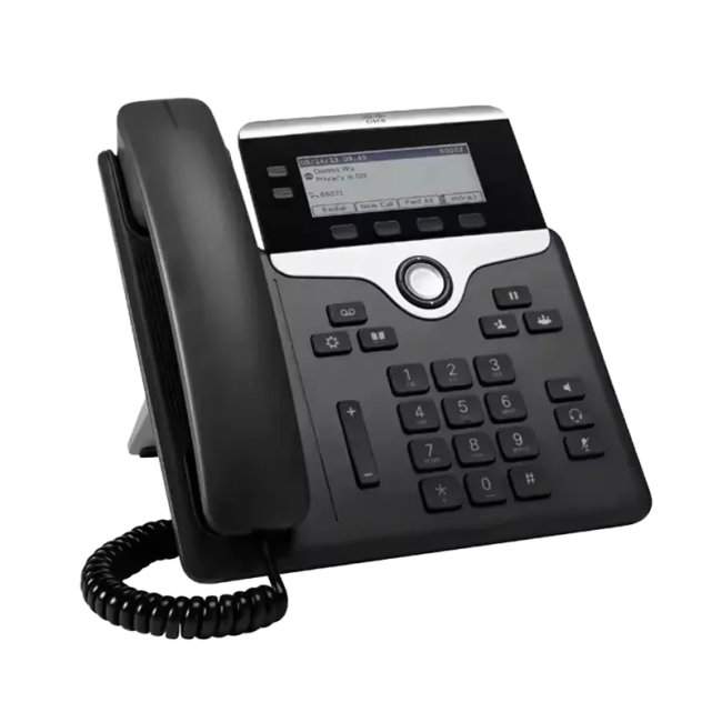 Unified 7821 Series VoIP Phone side view