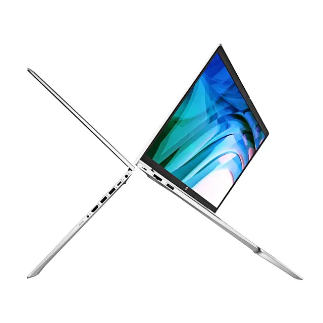 HPE laptop keyboard and display detail