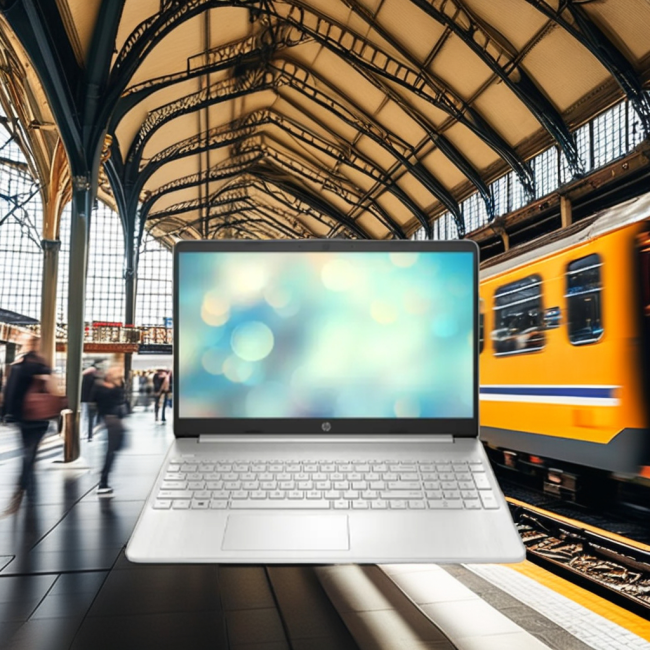 Intel Celeron laptop keyboard detail