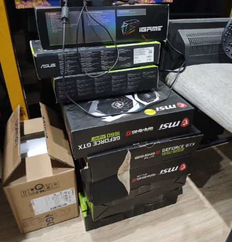 GTX1660TI Graphics Card packaging