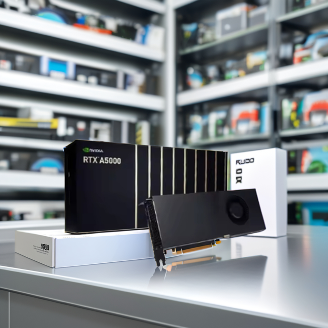 RTX A5000 Gaming GPU rear view