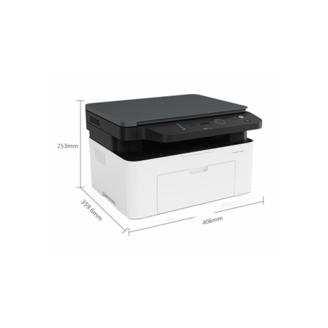Laser printer connectivity options illustration