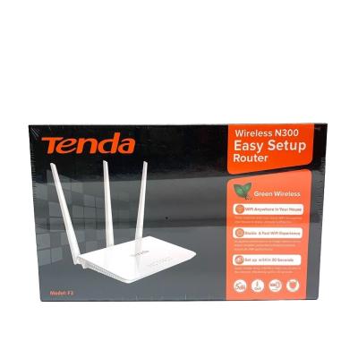 China Ten-Da F3 300Mbps Wireless Home Router 2.4GHz 3 Antennas Multi Language Firewall for sale