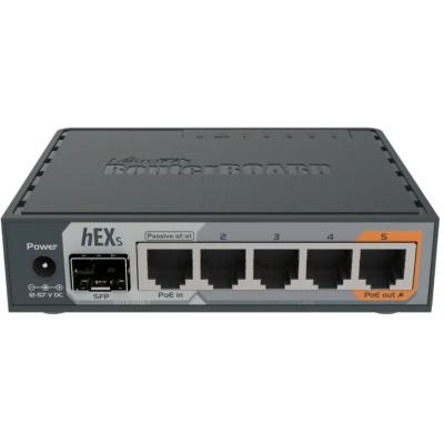 China 2.4G 5G Wifi Outdoor Access Point 2.4ghz 4 4 Ethernet Router Rb760igs L4 5 Ports Gigabit 4g Router Suitable for Workstation for sale