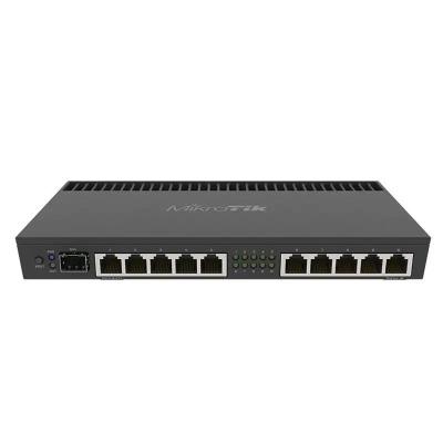 China 10xGigabit Ethernet-routers 1U Rackmount RB3011UiAS-RM Wi-Fi 802.11ac-standaarden en 10/100/1000Mbps draadloze overdrachtsnelheid Te koop