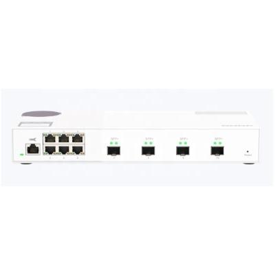 China QSW-M2106-4S 4*10GbE SFP-vezelpoorten 6*2.5GbE Ethernet-poorten L2 Webgebaseerde NMS Schakel snelheid Connectiviteit voor werkstations Te koop