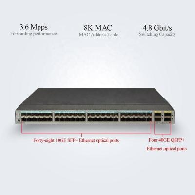 China 10/100/1000Mbps 48 Port 10G Gigabit Ethernet Switch CE 68 10-48 S4 Q-LI Industrial Poe Switch with Private Mold for sale