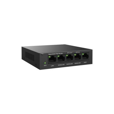 China G0-5G-PoE Five-port Gigabit PoE Power Supply AP Management Integrated Enterprise Router AC4WAN Plus Four Ports Support POE for sale