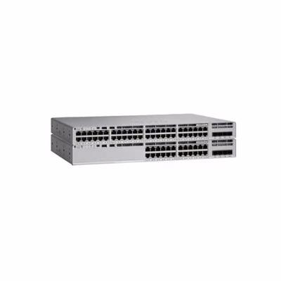 China High Capacity Customized C9200L-24P-4X-E 9200L Switches Gigabit Ethernet 24 Port PoE Modular Uplink Network Advantage Switch for sale
