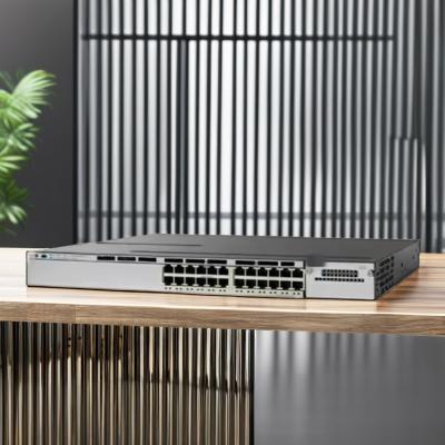 China Interruptor UPoE de 10G de 24 puertos C9300-24UX-E apilable con capacidad de conmutación PoE SNMP QoS de 160 Gbps en venta